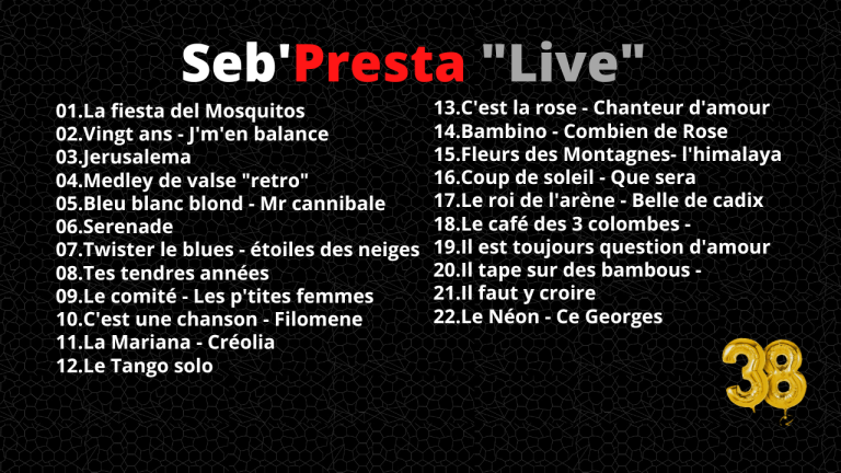 Seb'Presta – Accordéoniste, chanteur